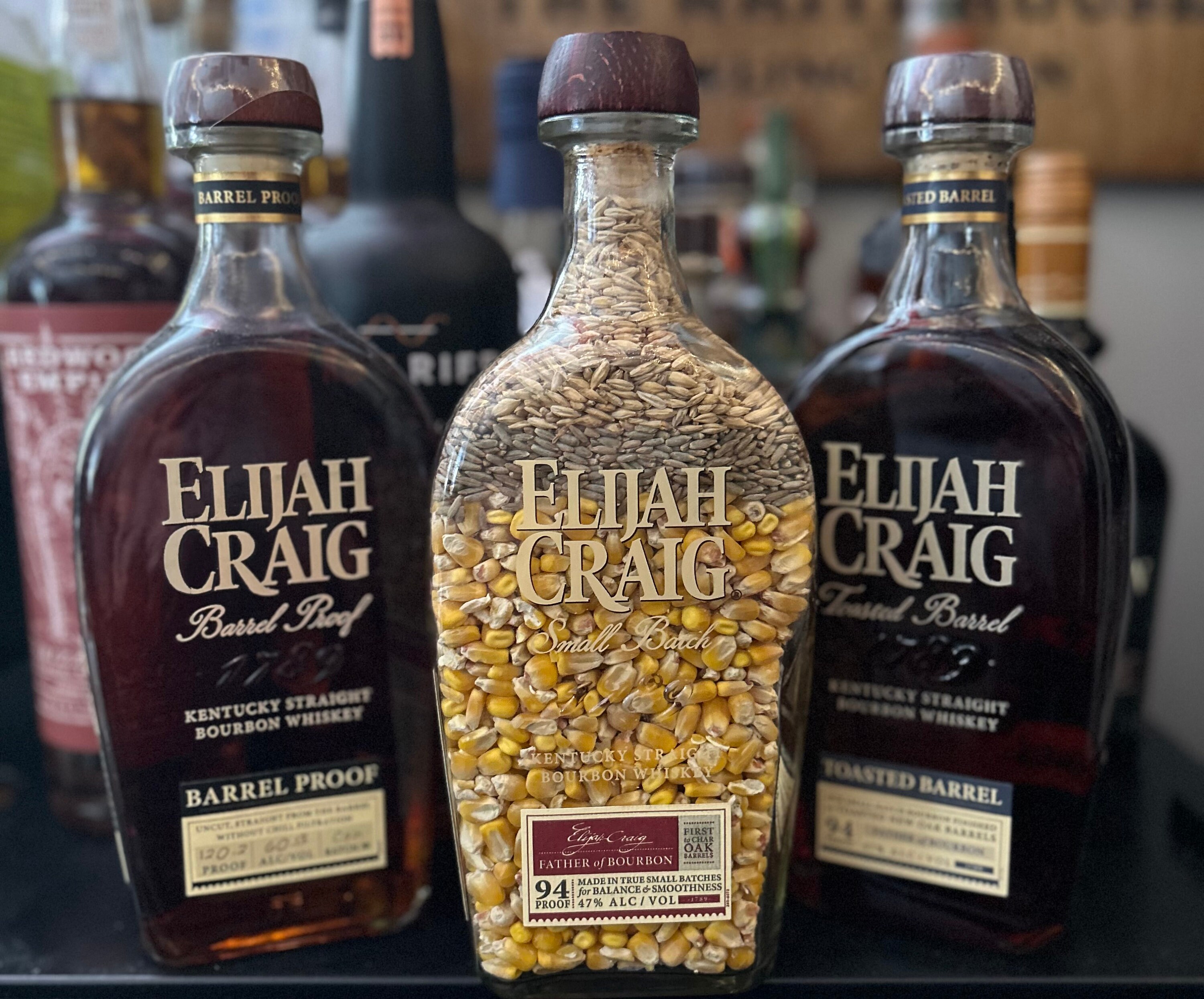 Elijah Craig Small Batch Mash Bill Visualization Bottle - Etsy