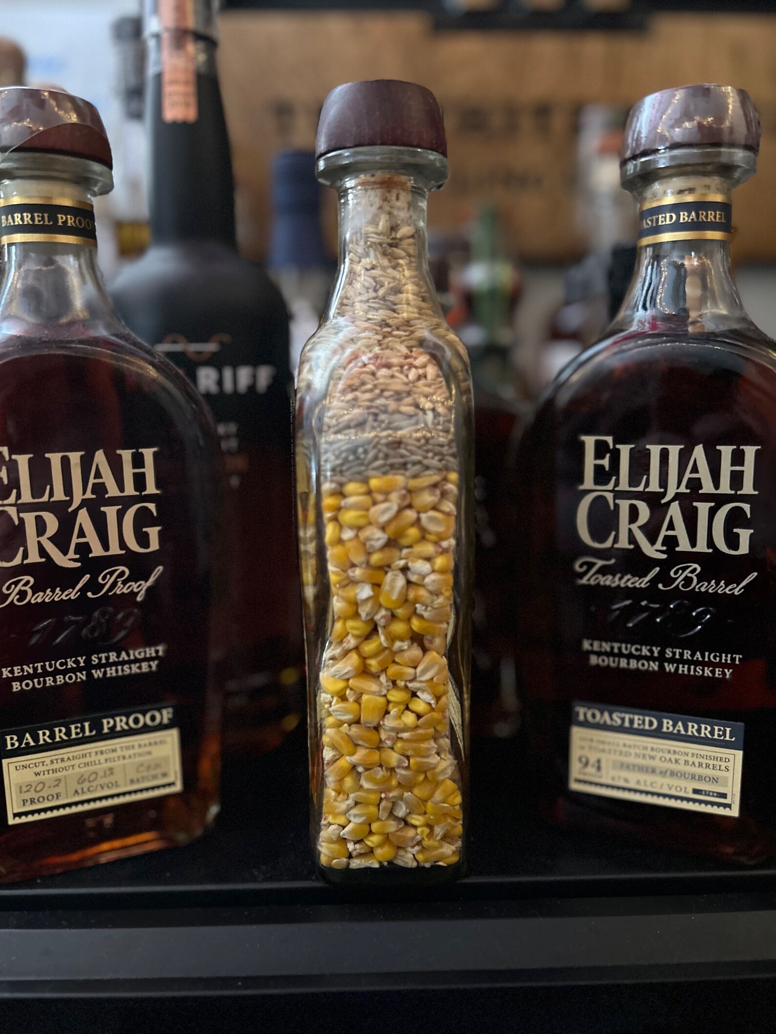 Elijah Craig Small Batch Mash Bill Visualization Bottle - Etsy