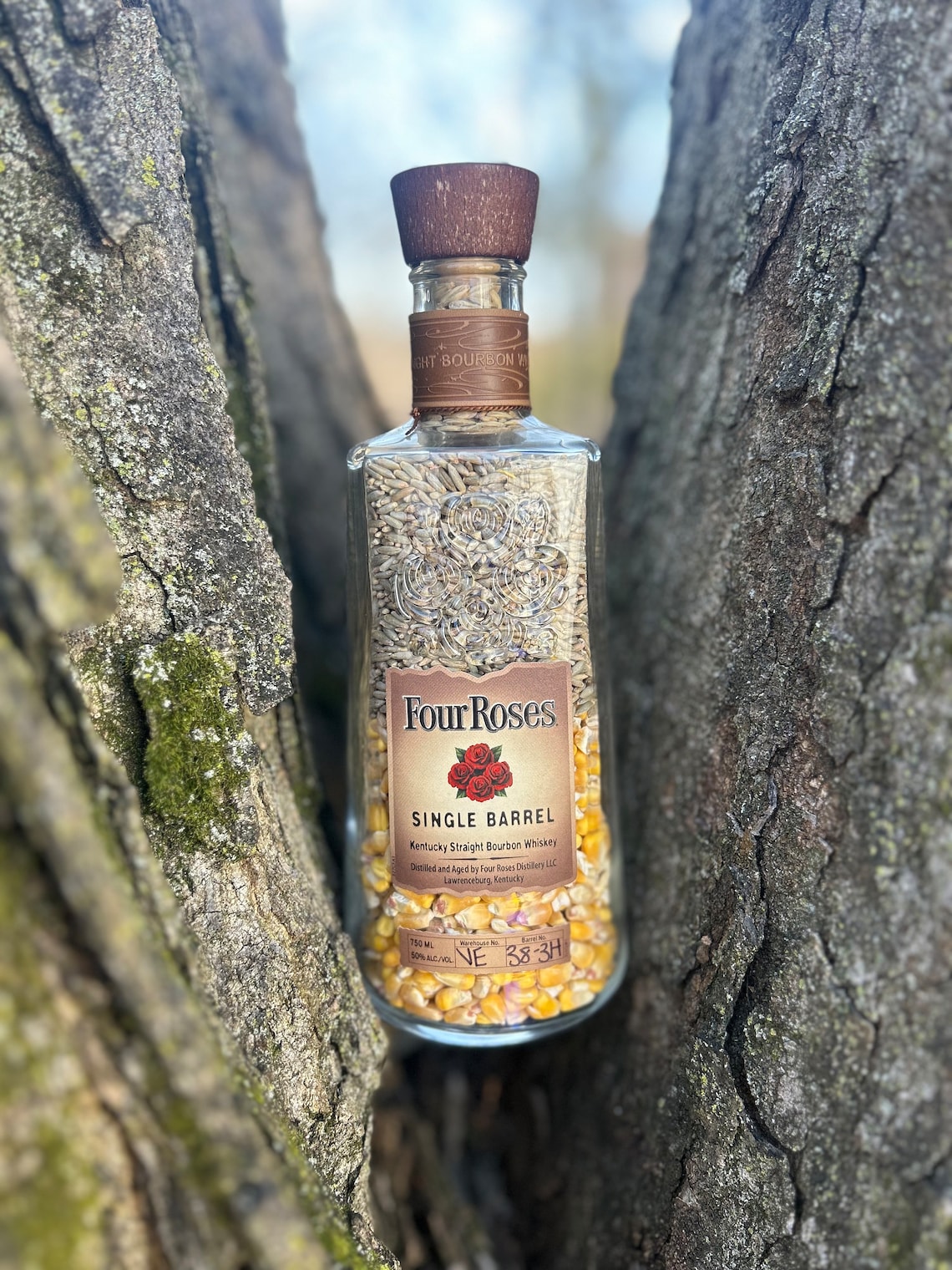 Four Roses Single Barrel Mash Bill Visualization Bottle - Etsy