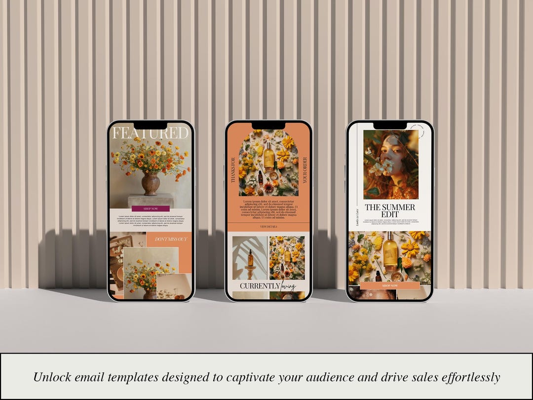 Fragrance Email Marketing Templates | Newsletter Template | Ecommerce ...