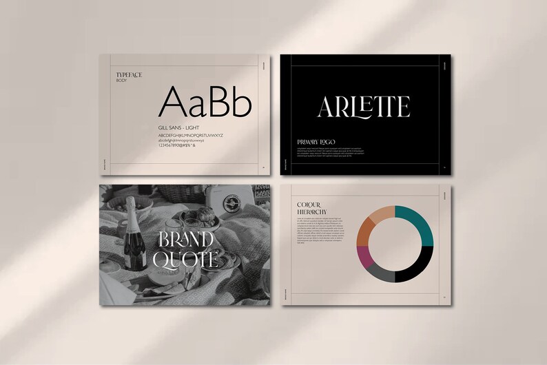 Arlette Brand Guidelines Template Canva and Indesign - Etsy