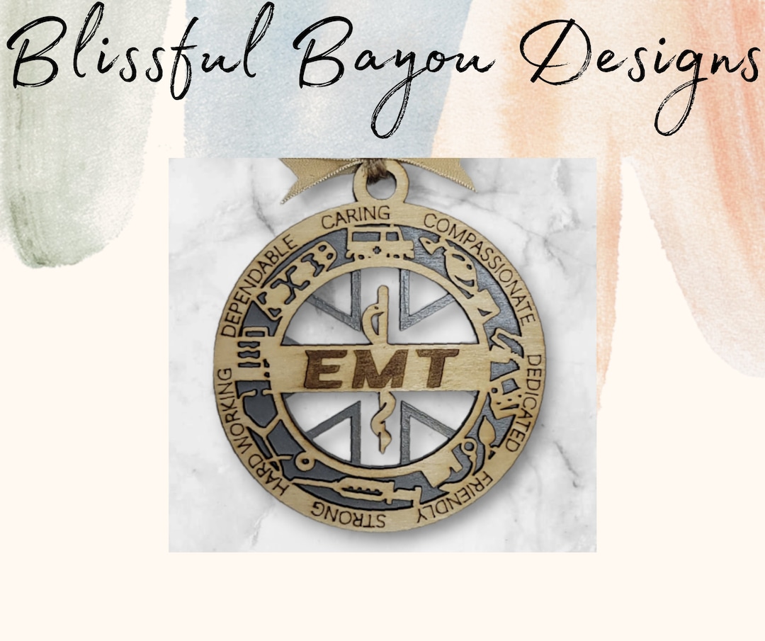 EMT Ornament, EMT Gift, Paramedic Gift, First Responder, Ornament - Etsy