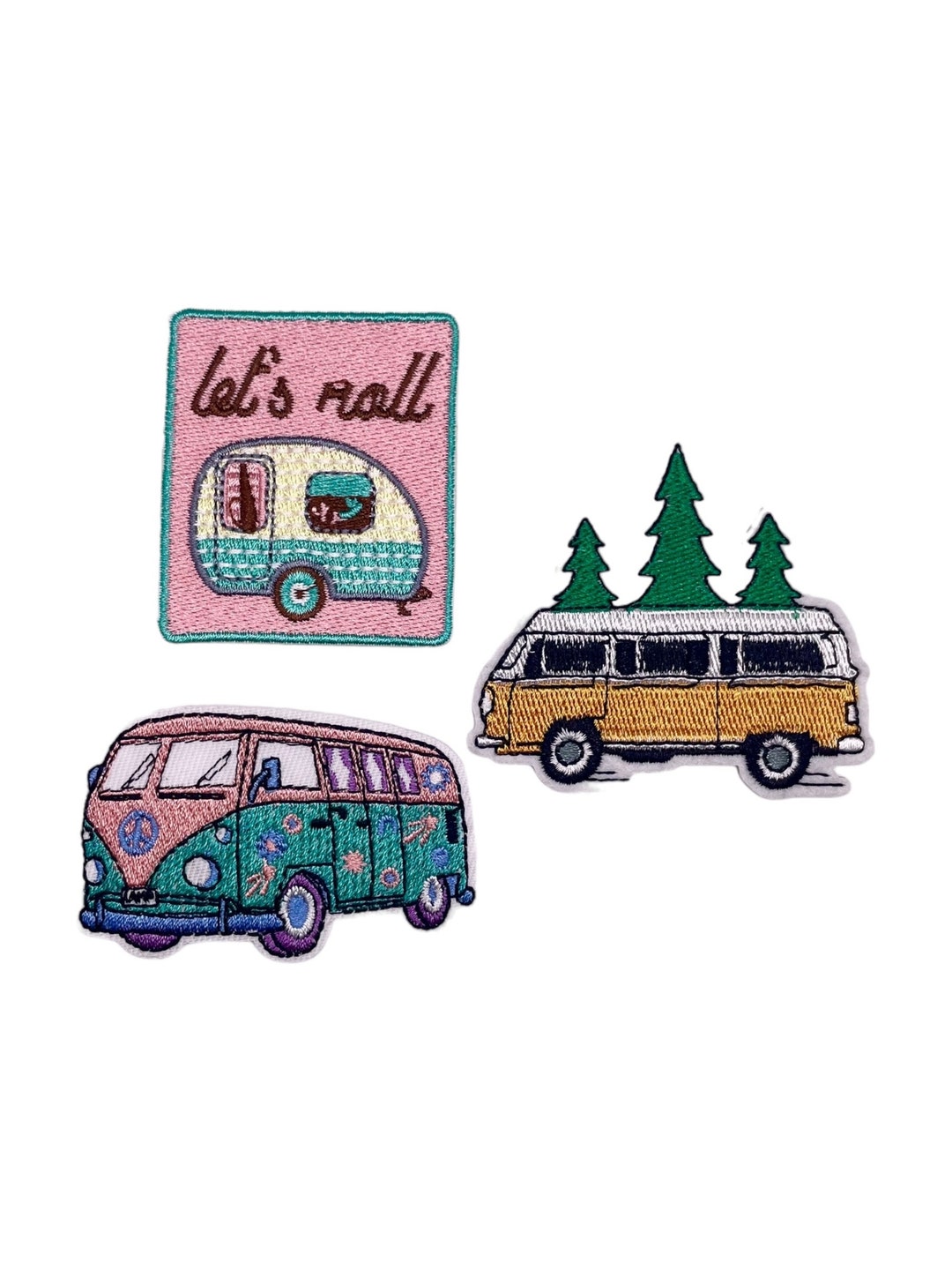 VW Campervan Patch Holiday Patch Vacation Patch Adventure Patch Plane ...