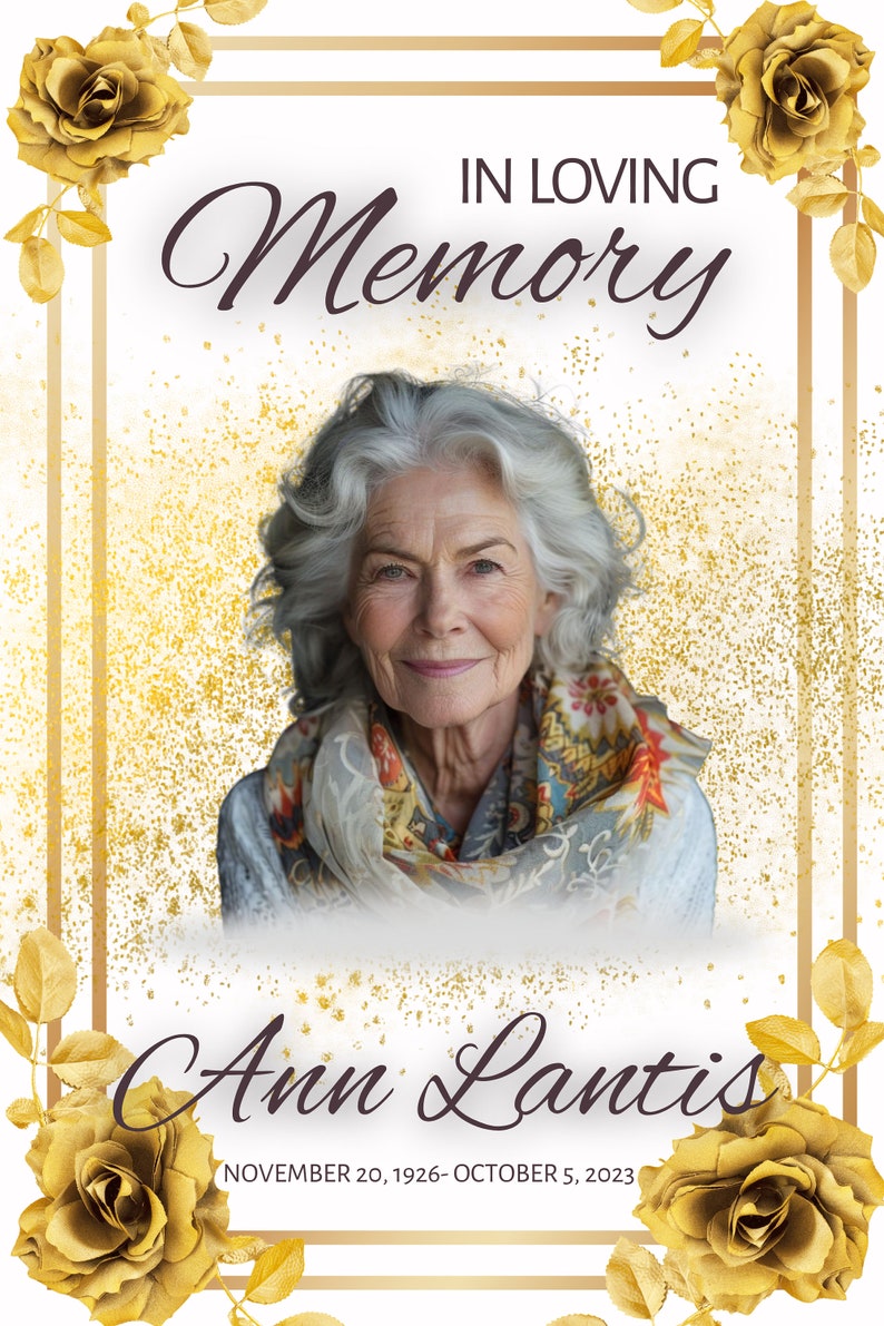 Funeral Photo Collage Template Bundle, Funeral Welcome Sign Template ...