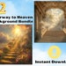 Heaven Bundle Images, 12 Editable Funeral Program Files, Celebration of ...