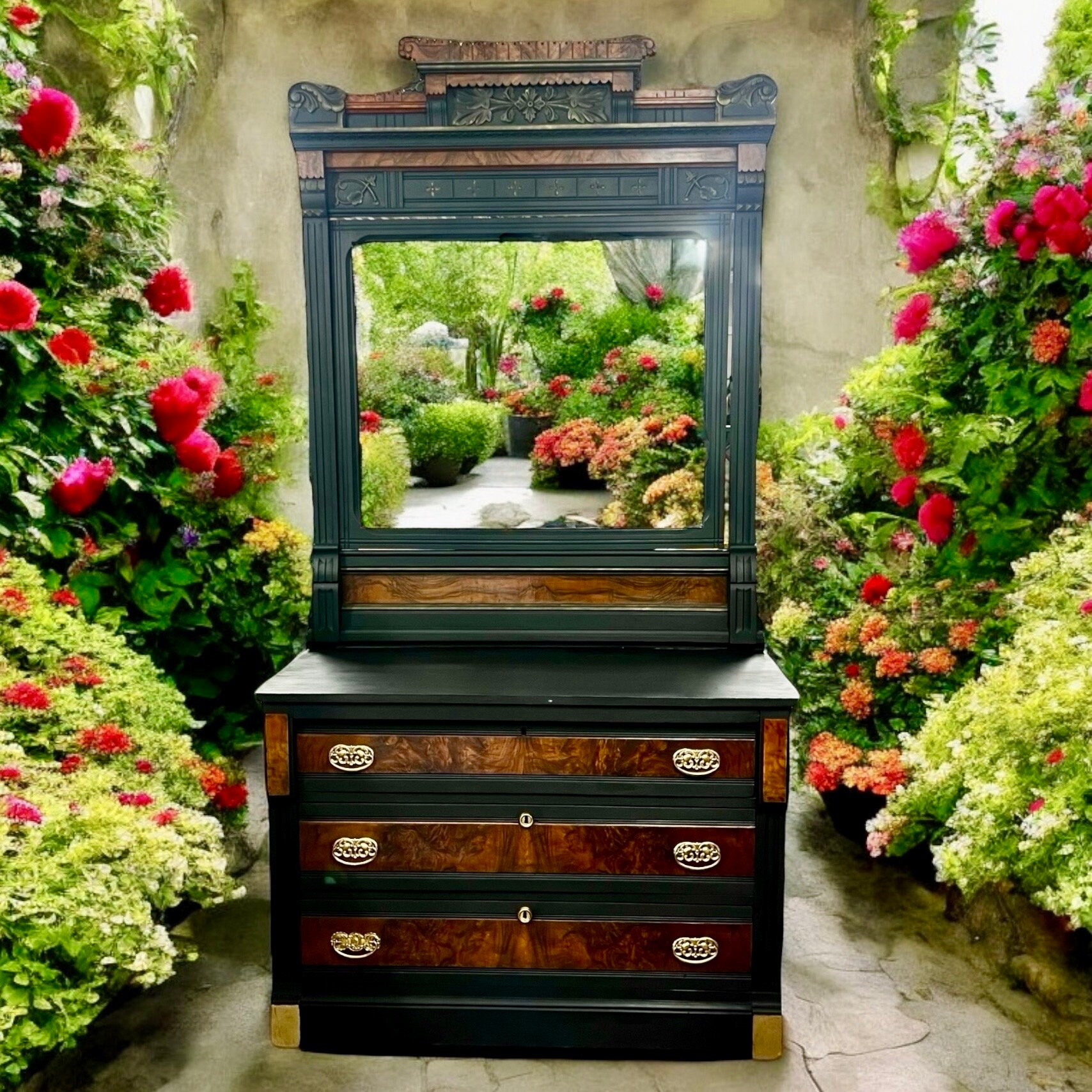 SOLD Left Active for Reference. Stunning 1880s Eastlake Style Dresser ...