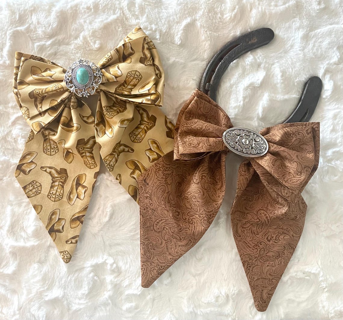Western Cowgirl Bows - Etsy