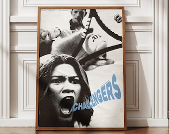 Challengers Movie Poster | Zendaya Poster | Movie Poster | Challnegers ...