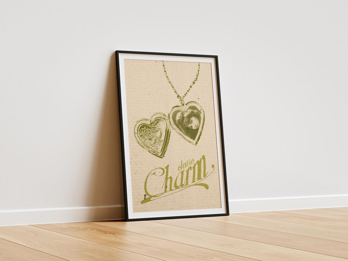 Clairo Charm Poster - Etsy