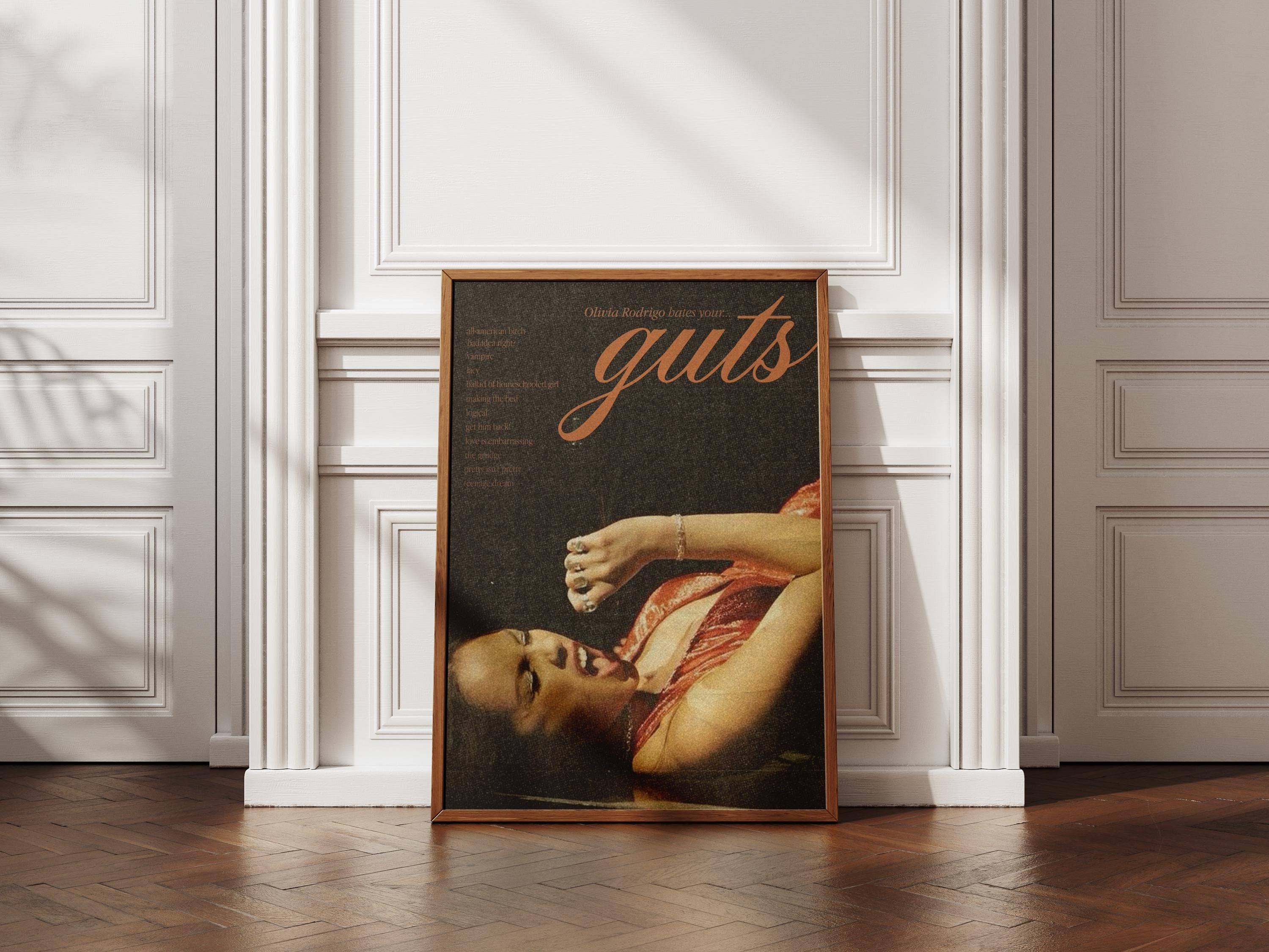 Olivia Rodrigo Guts Poster - Etsy