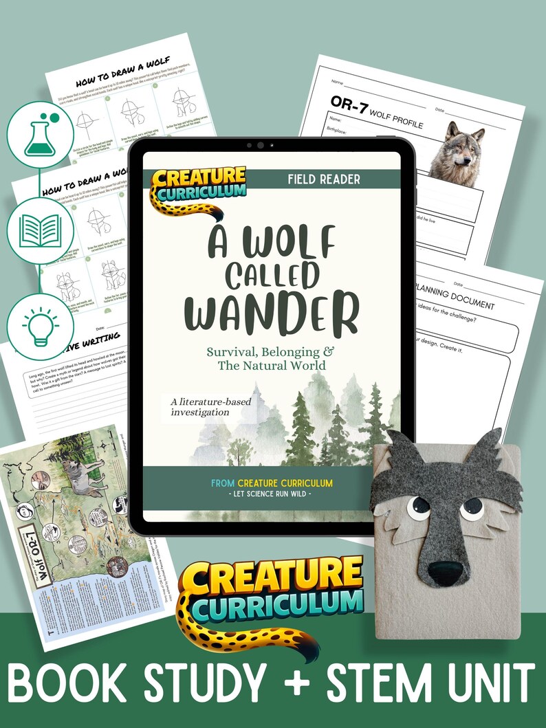 A Wolf Called Wander Study + STEM Unit , Bring the Book to Life! - Etsy