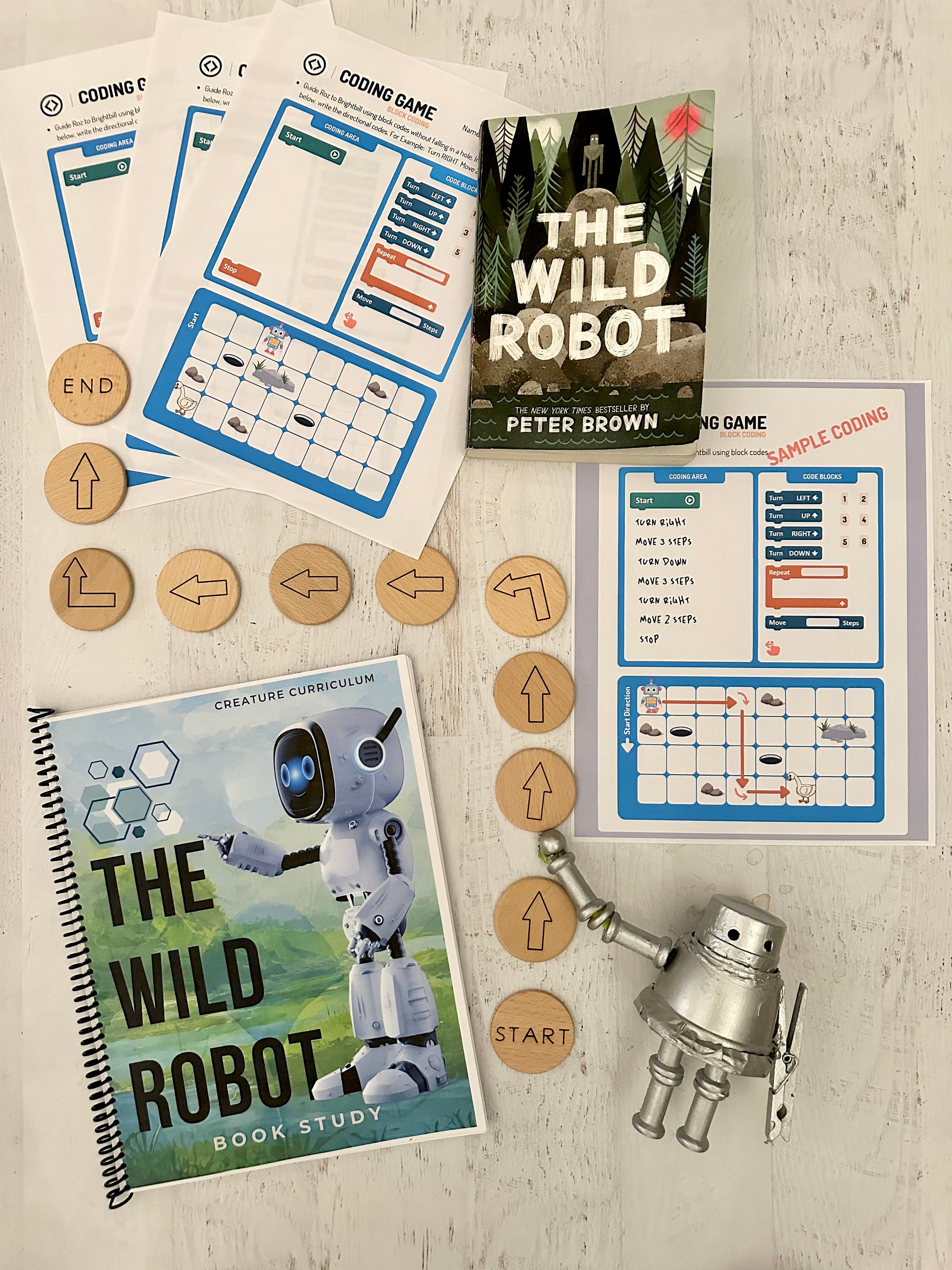 The Wild Robot Novel - STEM Book Study, Hands on Learning, Bring the ...
