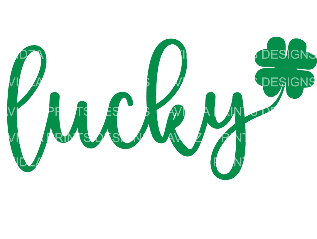 Lucky Shamrock Png No Background. St. Patricks - Etsy