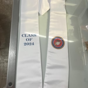 Custom Graduation Stole: Personalized Satin Sash - Etsy