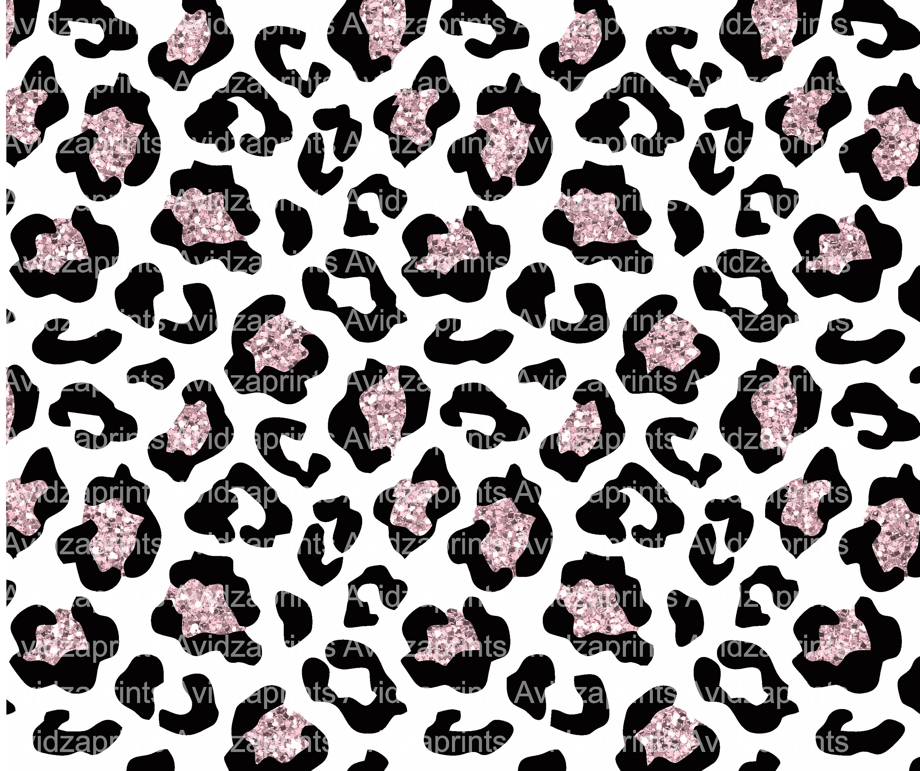 Cheetah Rose Gold Glitter Png - Etsy