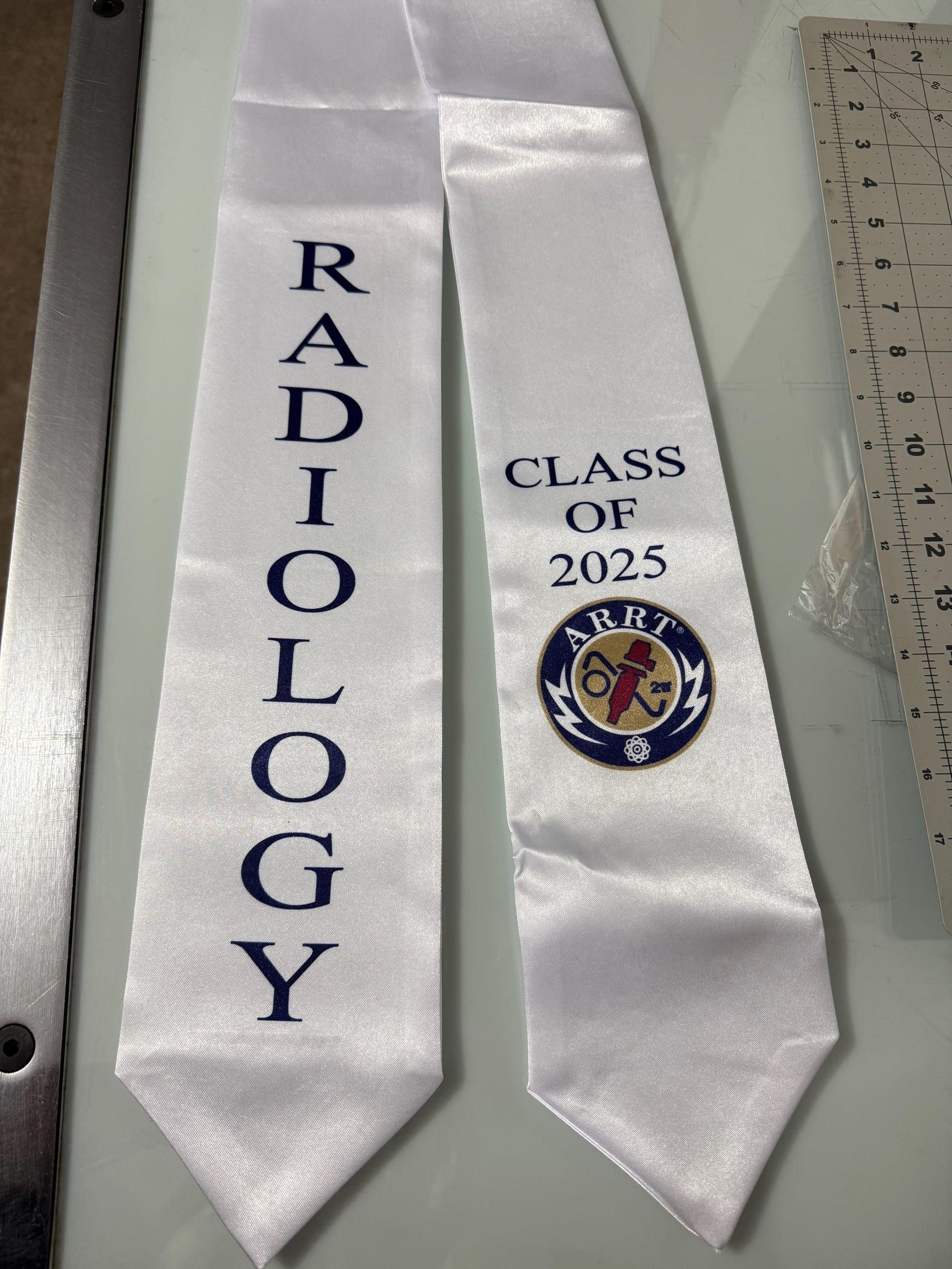 Custom Graduation Stole: Personalized Satin Sash - Etsy