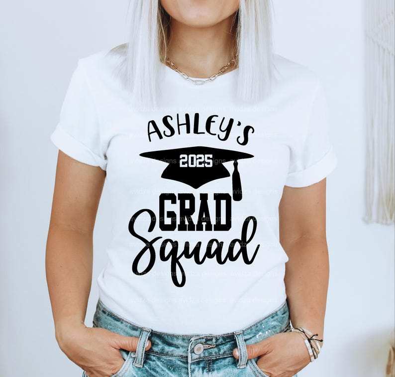 2025 Grad Squad Design: Personalized PNG SVG (digital File) - Etsy