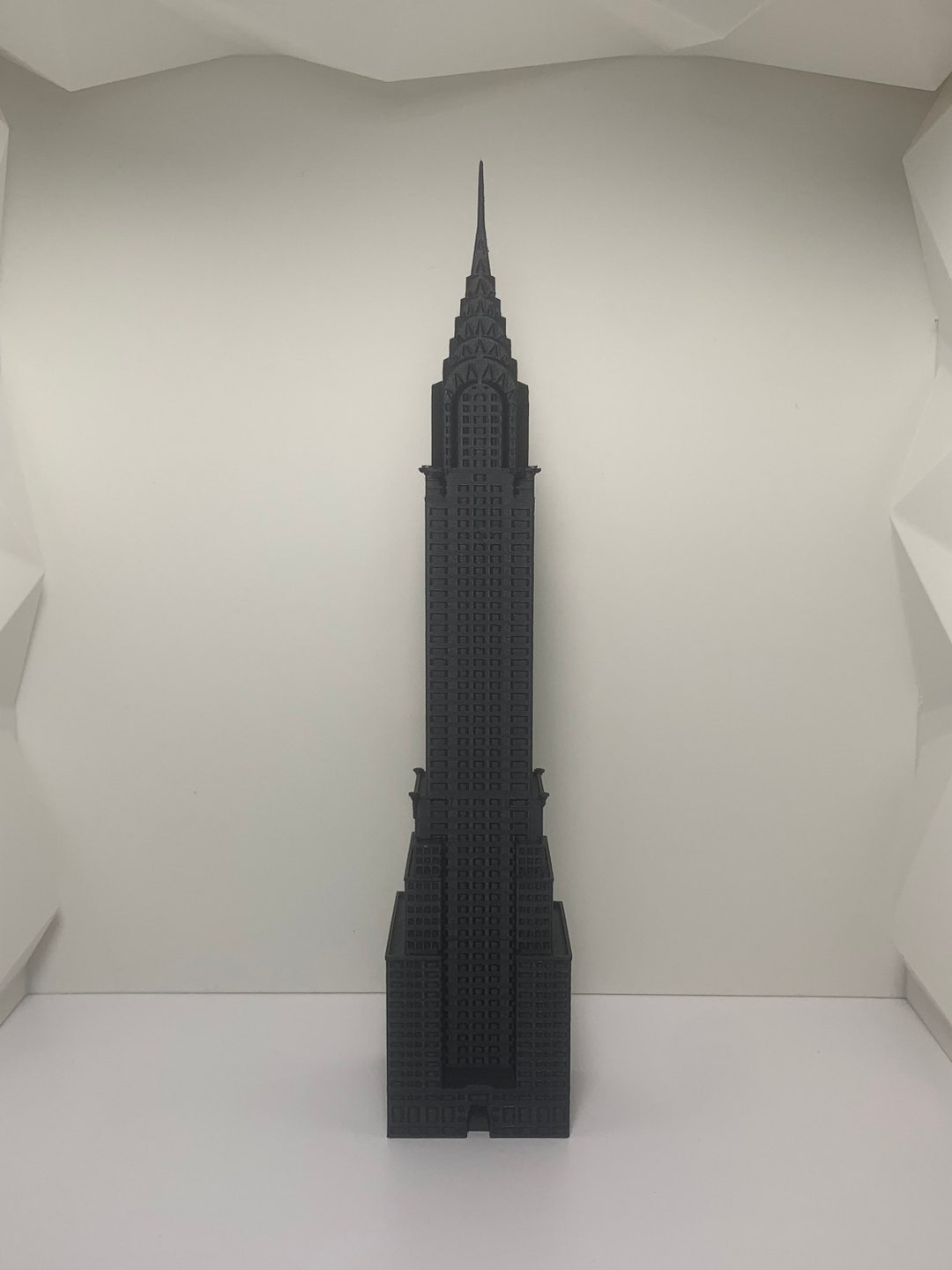 3D Printed Chrysler Building Replica, PLA Miniature Skyscraper - Etsy