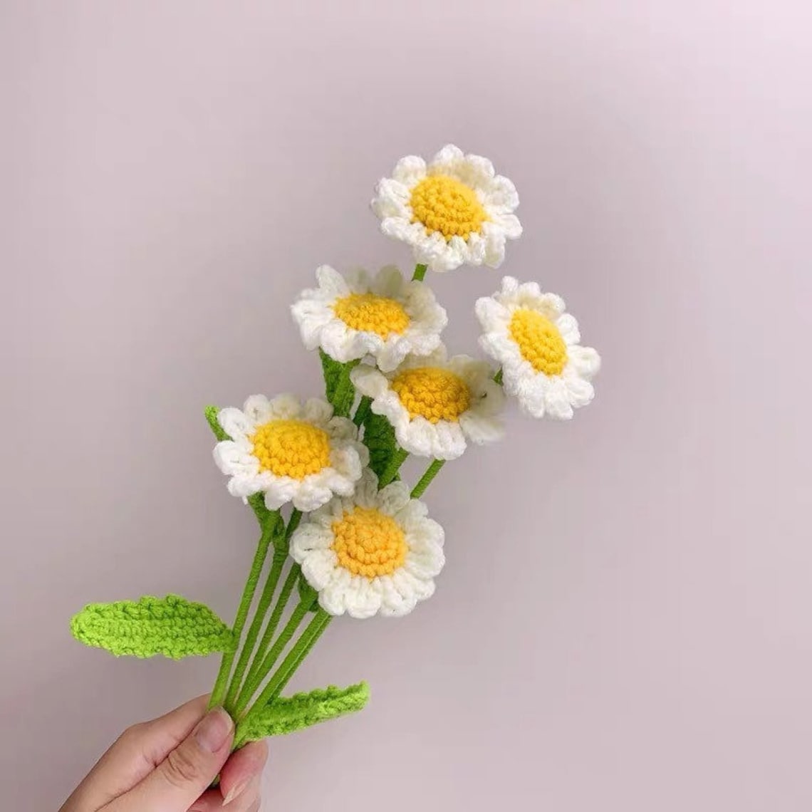 Daisy Flower Crochet Pattern, Crochet Flower Bouquet Pattern, Crochet ...
