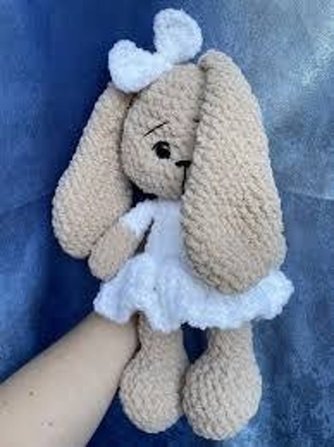 Crochet Plush Bunny PATTERN PDF, Plush Easy Cute Bunny Amigurumi ...