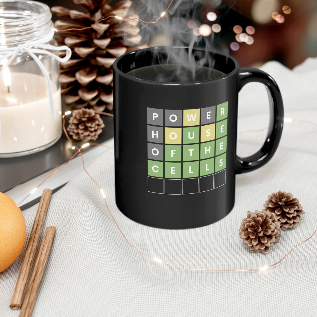 Mitochondria the Powerhouse of the Cell 11oz Black Ceramic Mug ...