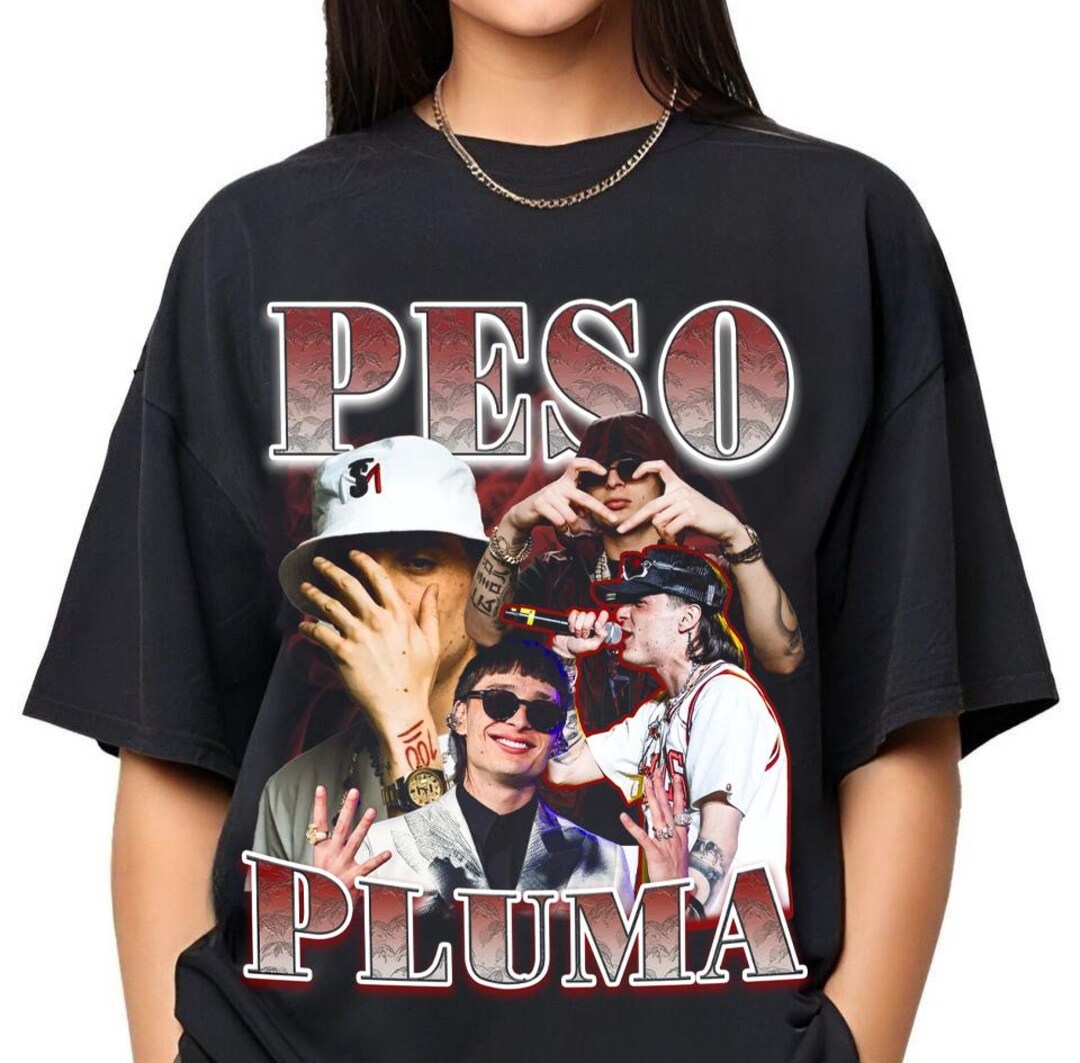 Peso Pluma T-shirt, Peso Pluma Bootleg Shirt, Peso Pluma 90s Vintage ...