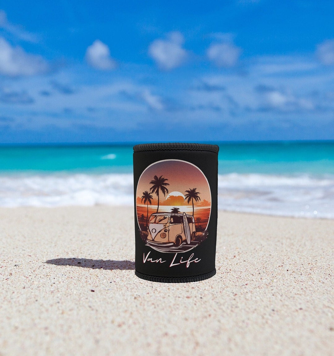 Van Life Stubby Cooler, Camper Van Drink Cooler, Camping, Stubby Holder ...
