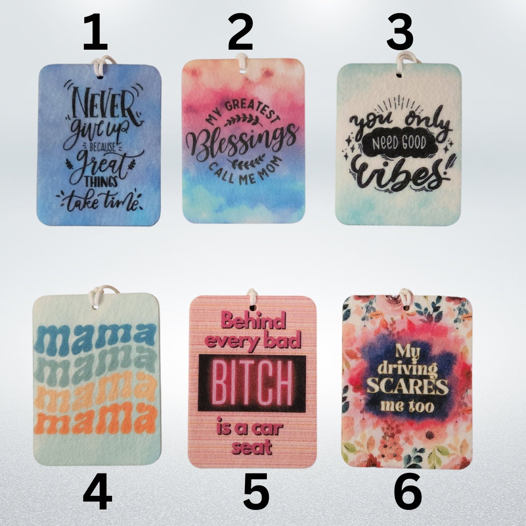 Funny Felt Freshies for Your Car Car Air Freshener Funny Gift for ...