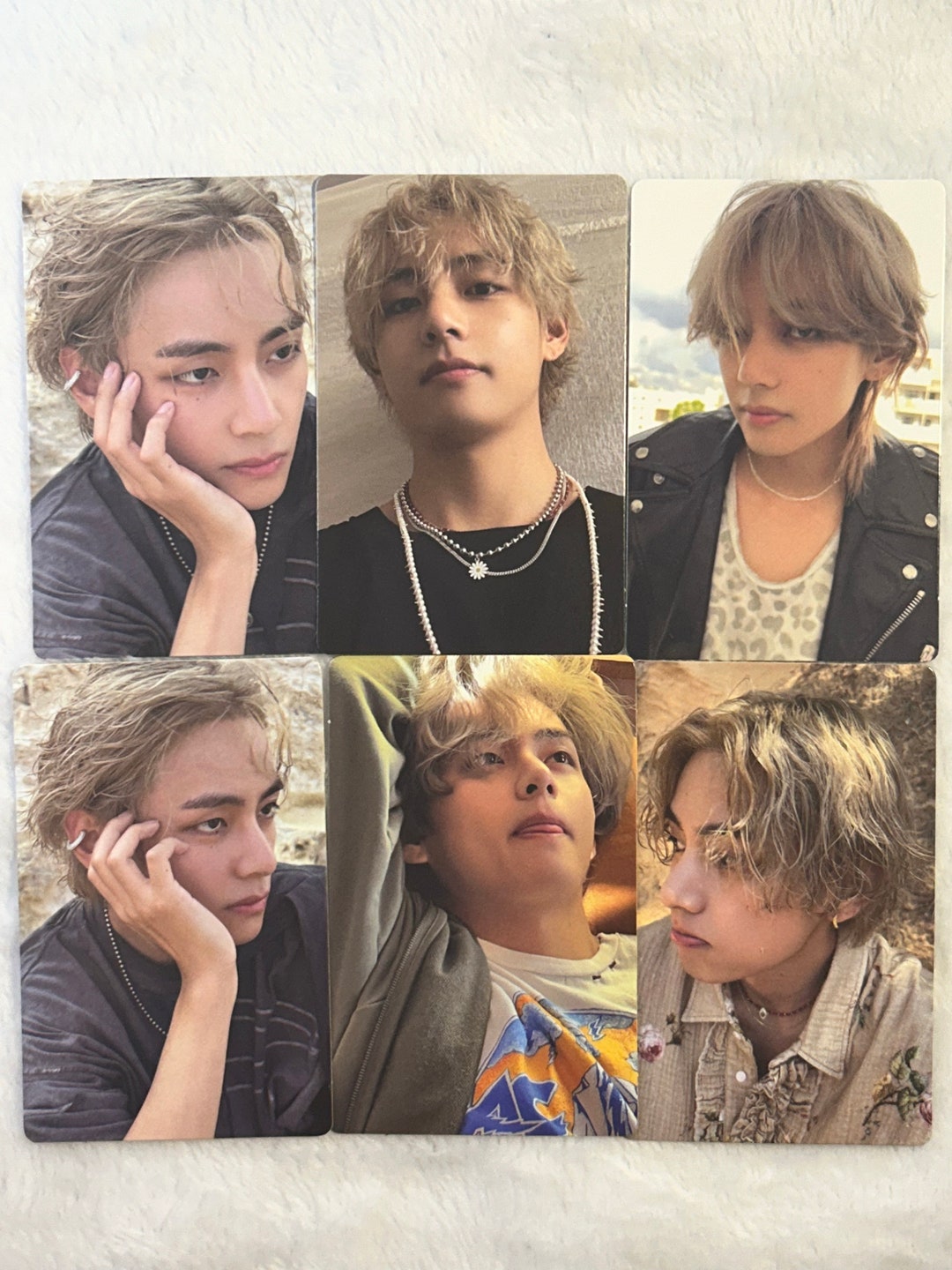 Taehyung Layover Album Photocard Set green Version - Etsy