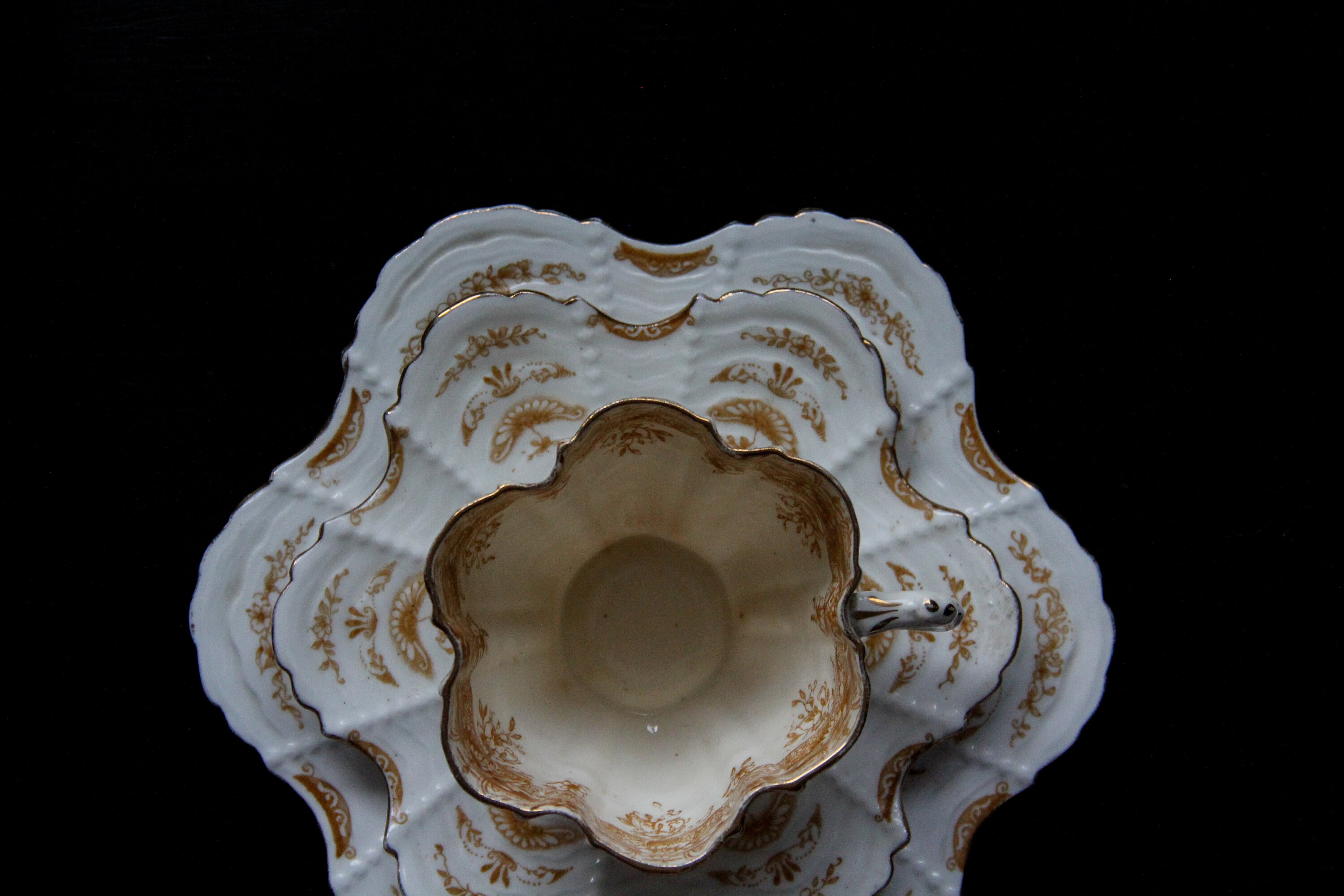 Victorian Pre-shelley, Wileman Co. Shell Pattern Trio Set in Scallop ...