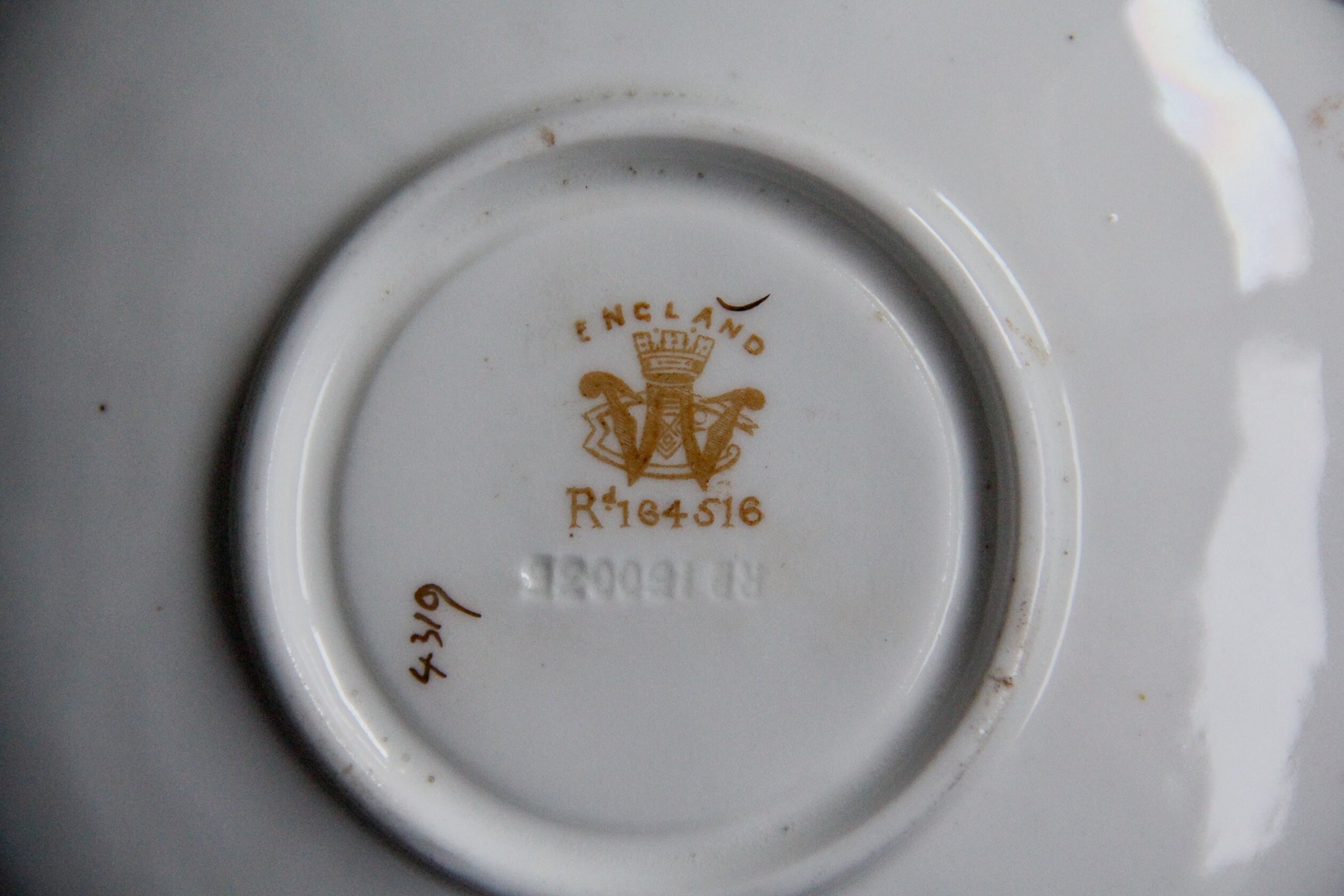 Victorian Pre-shelley, Wileman Co. Shell Pattern Trio Set in Scallop ...