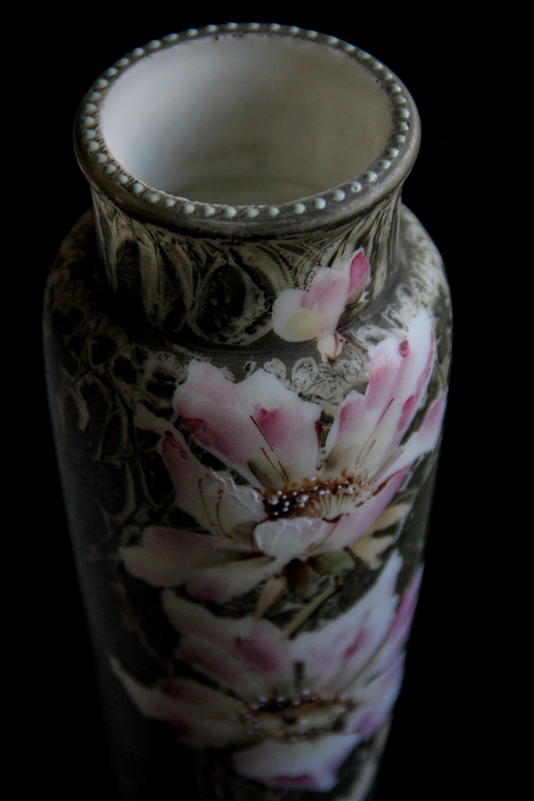 Victorian C F Monroe Hand Painted Nakara Vase - Etsy