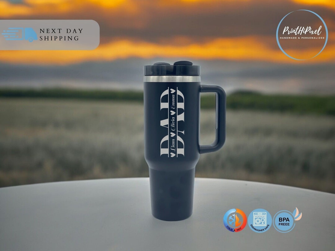 Custom Dad Tumbler, Custom Fathers Day Tumbler, Fathers Day Gift, Laser ...