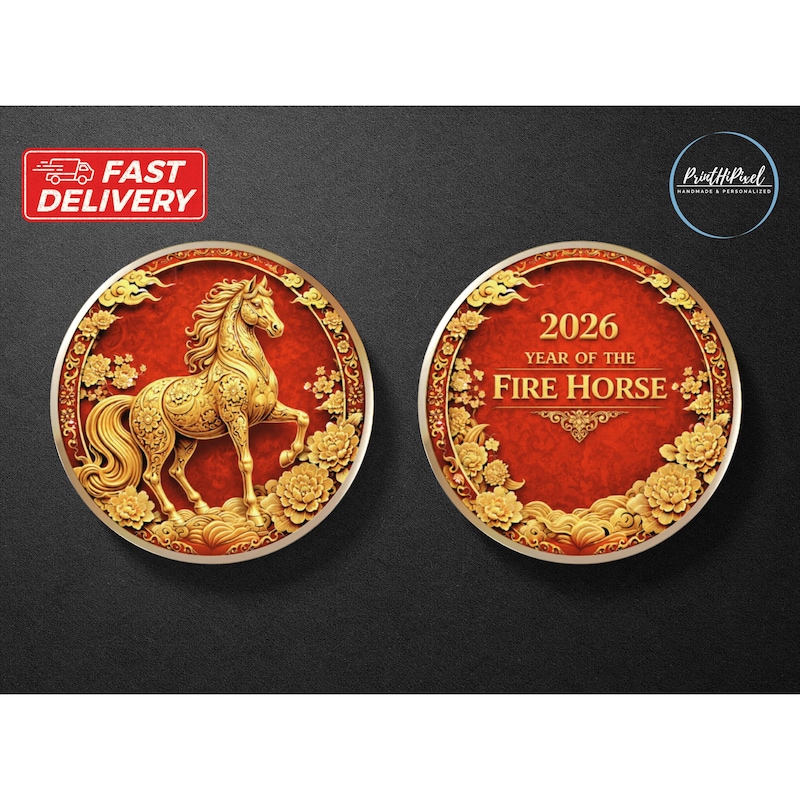 Gold Coins Lunar New Year - Etsy