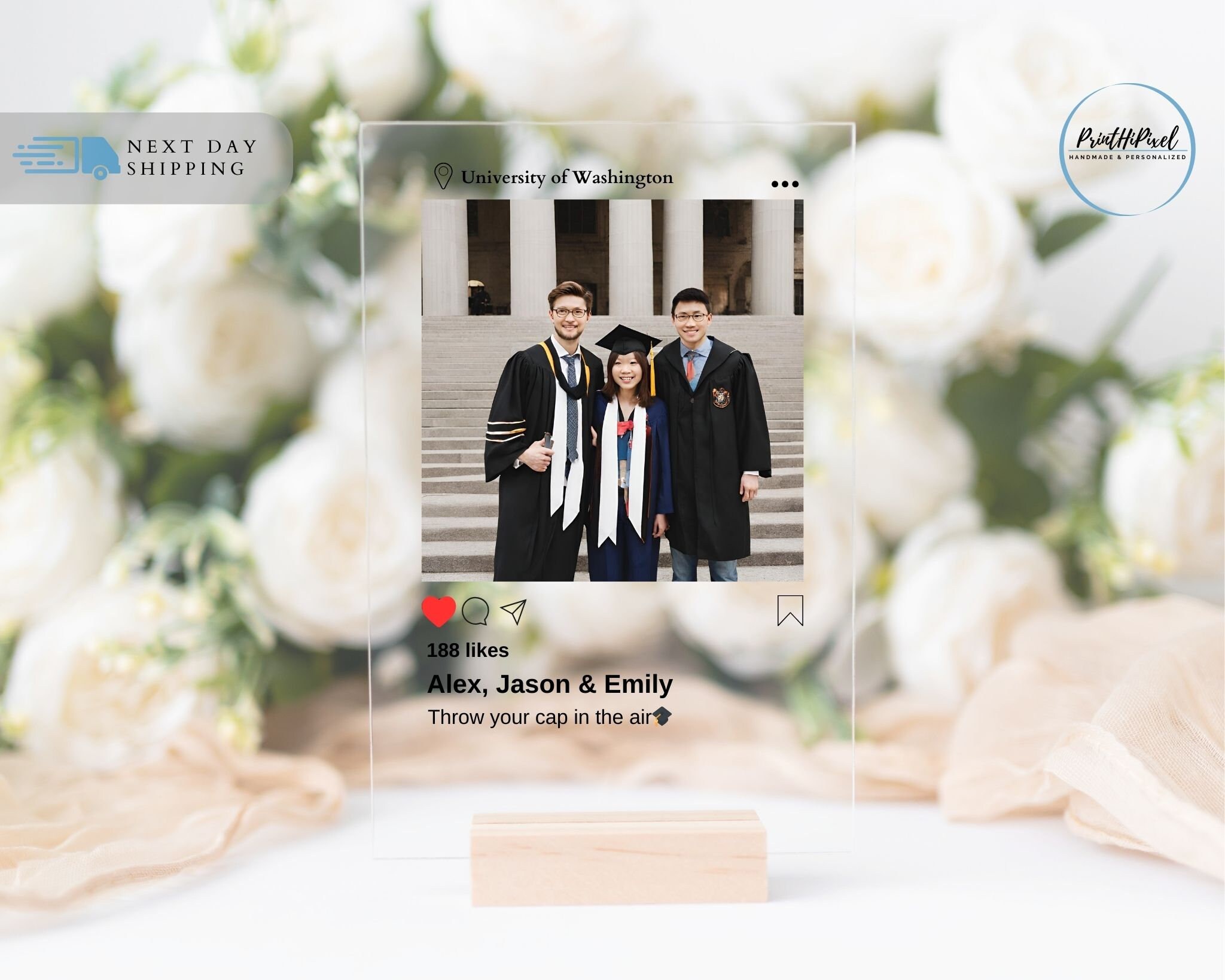 Personalized Graduation Acrylic Plaque, Graduation Plaque, New Graduate ...