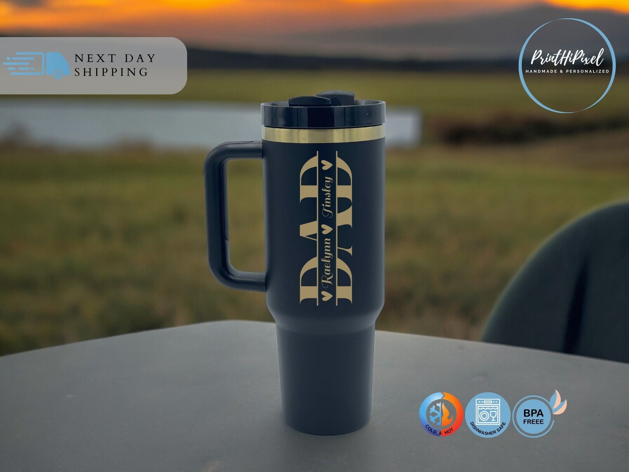 Custom Dad Tumbler, Custom Fathers Day Tumbler, Fathers Day Gift, Laser ...