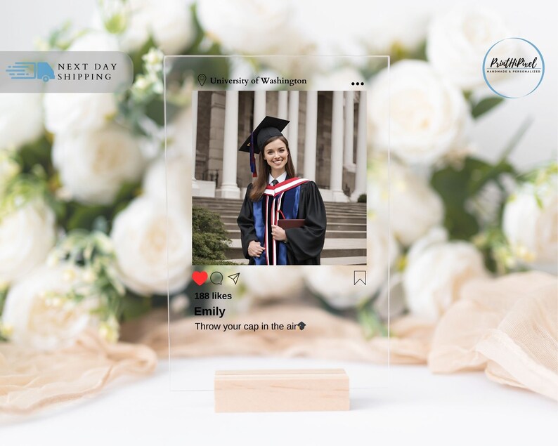 Personalized Graduation Acrylic Plaque, Graduation Plaque, New Graduate ...