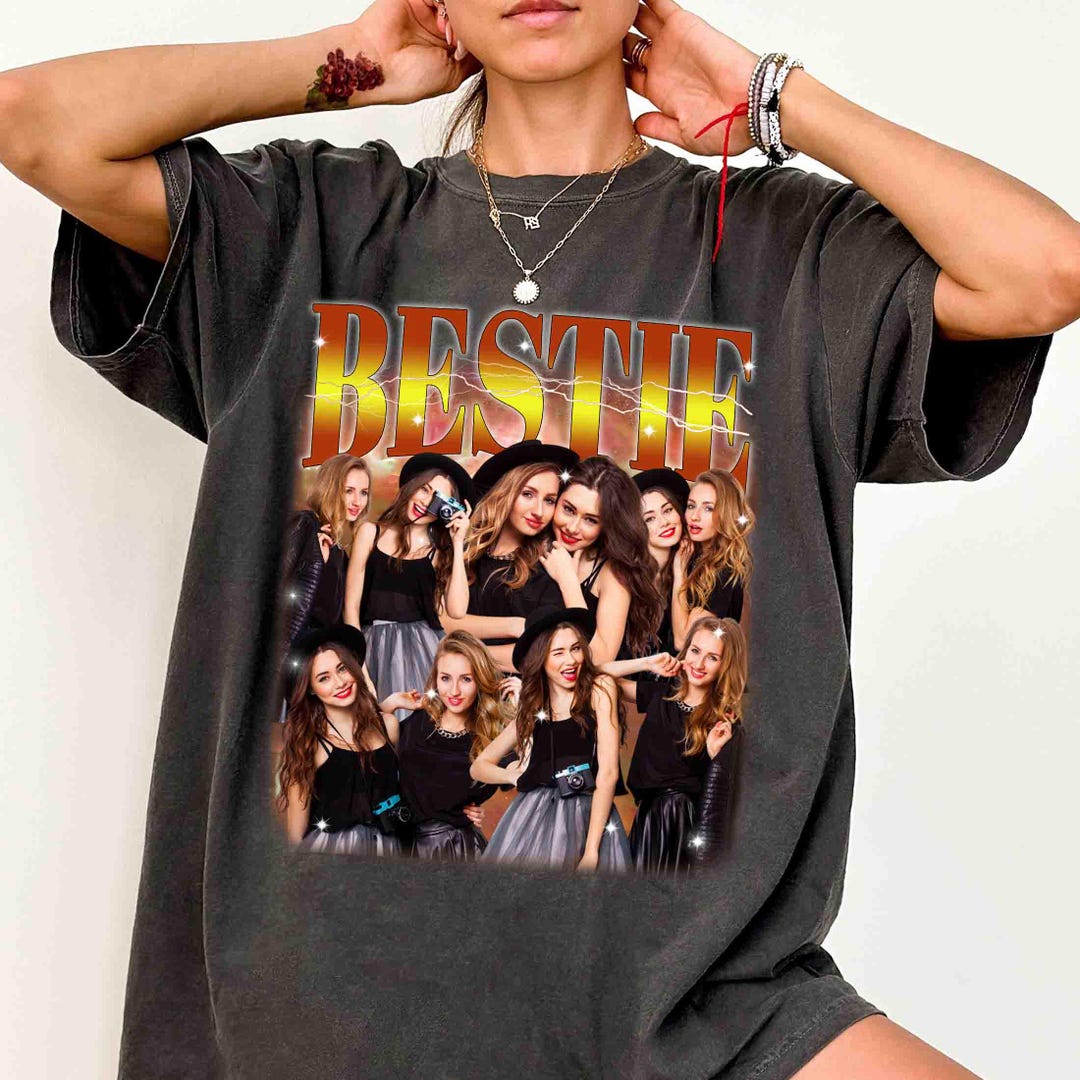 Custom Bestie Bootleg Shirt, Best Friend Bootleg Rap Tee, Custom Your ...