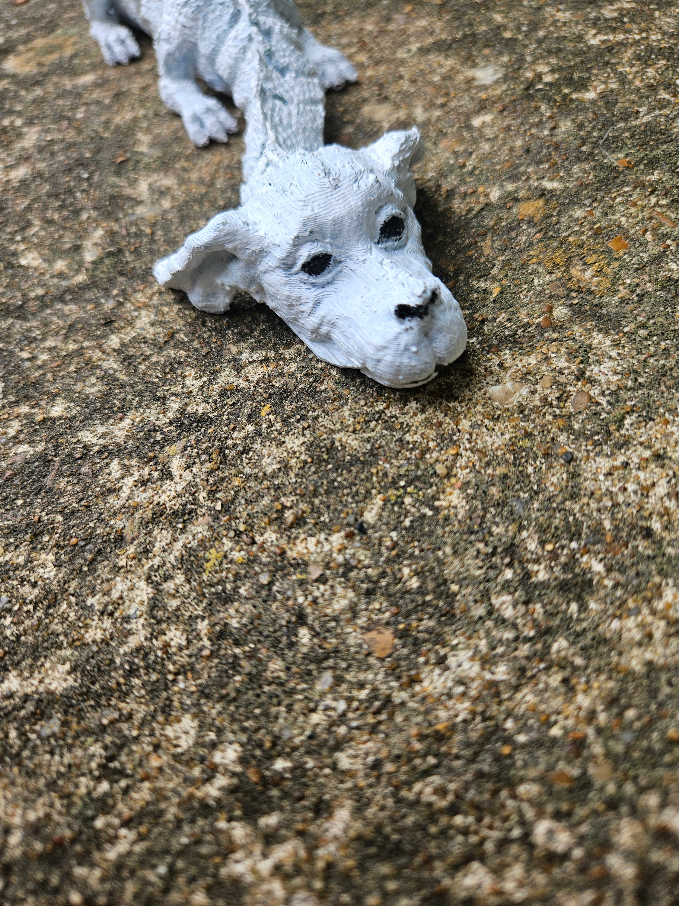 3D Printed/painted Falcor the Dragon - Etsy