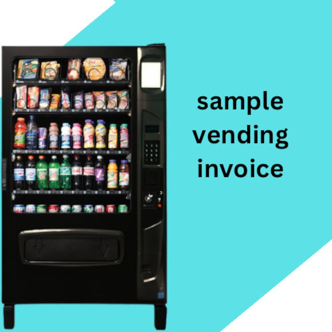 Vending Sample Invoice - Etsy