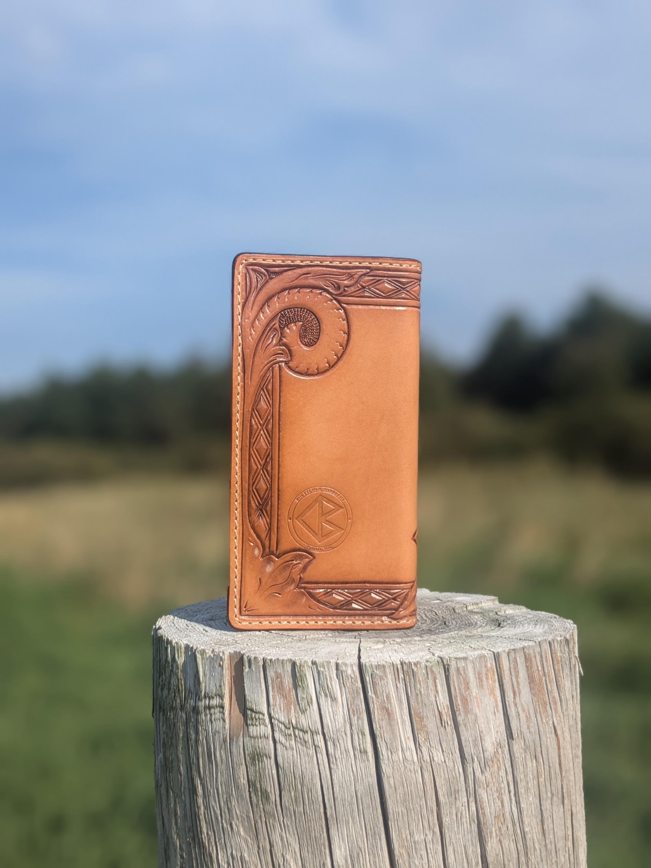 Hand-tooled Roper Wallet - Etsy