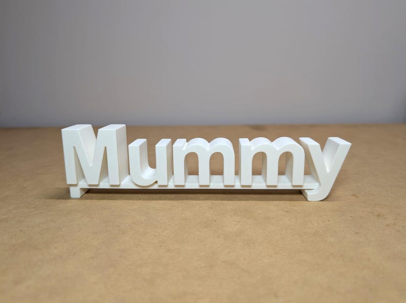Paint Your Own 3D Printed Mummy Sign: Kids Craft Kit - Etsy Australia