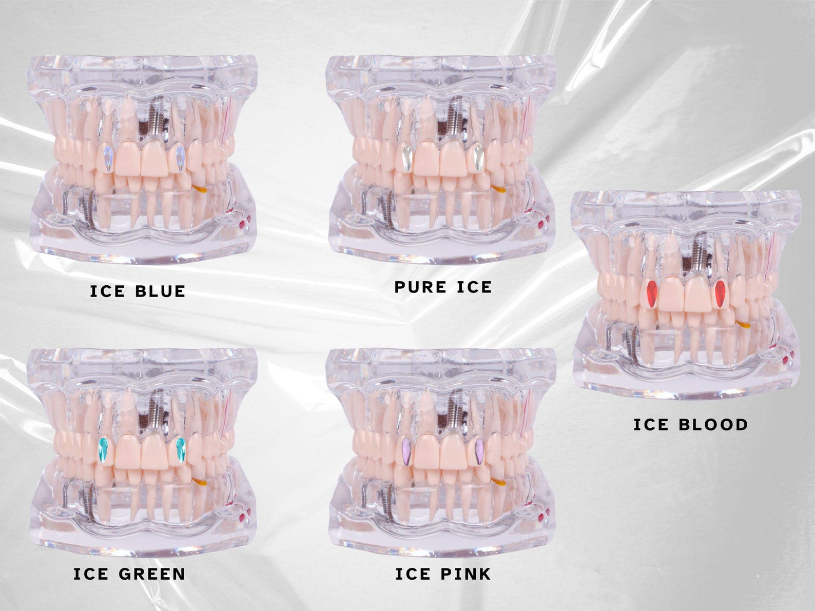 Vamp Fang DIY Tooth Gem Kit | Swarovski Gems | Assorted Flatback Tooth ...