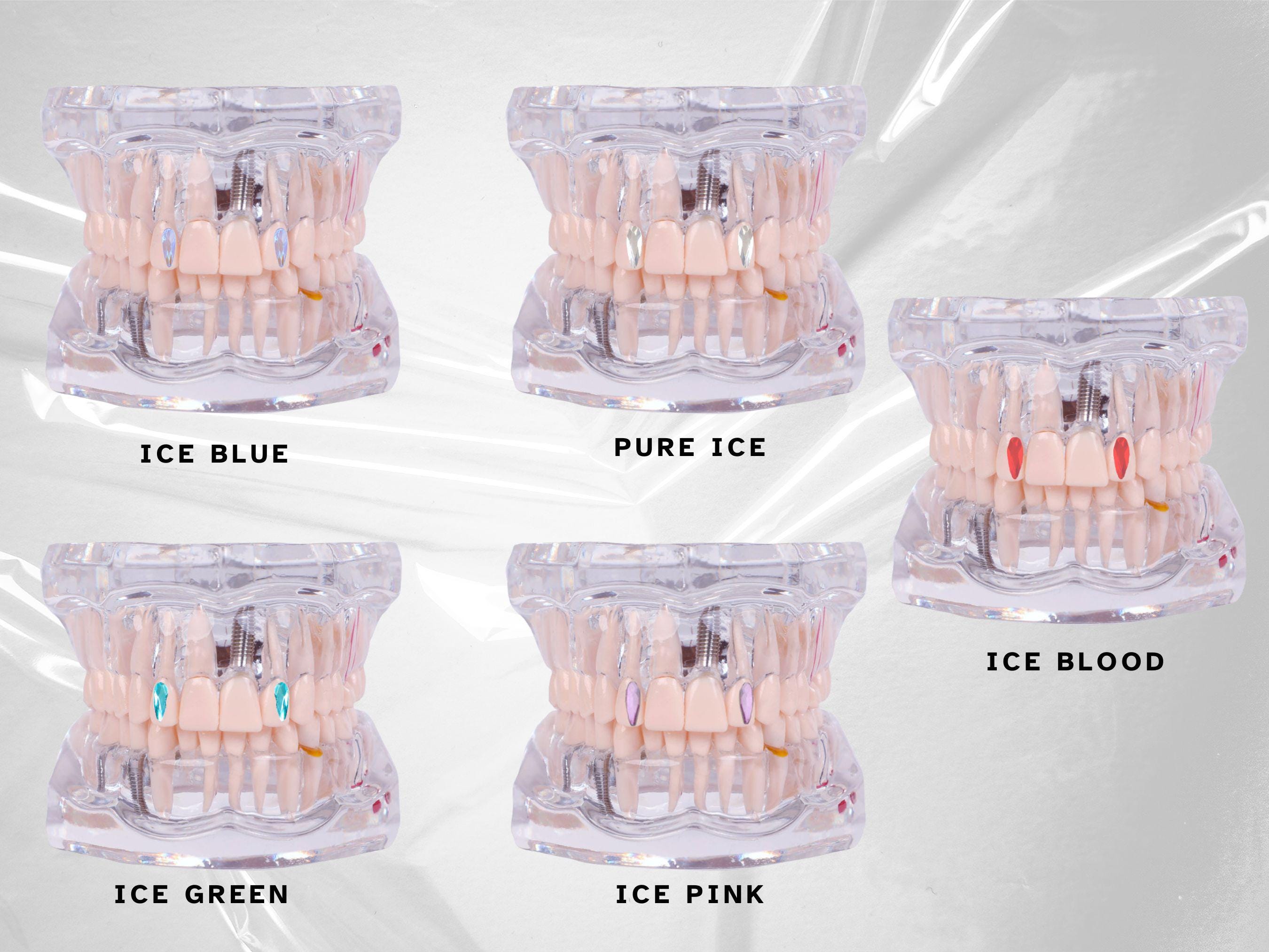 Vamp Fang DIY Tooth Gem Kit | Swarovski Gems | Assorted Flatback Tooth ...