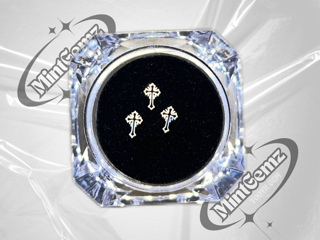 Silver Cross Tooth Gem Kit | Titanium Tooth Gem Jewellery Set DIY Tooth ...