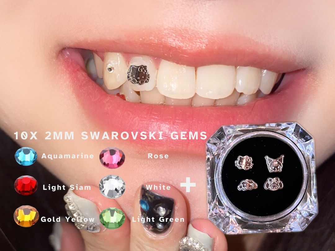 Hello Kitty Cinnamoroll Kuromi My Melody Tooth Gem Kit | Sanrio ...