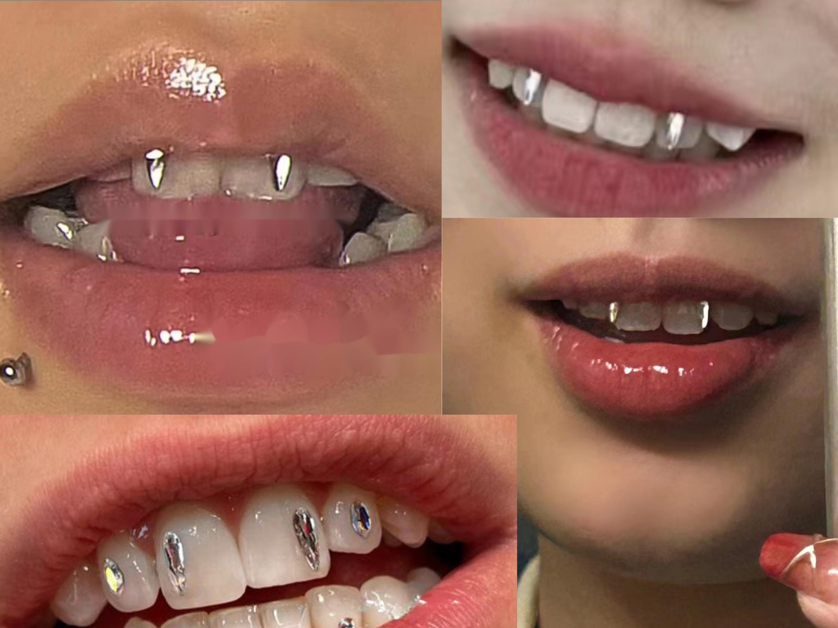 Vamp Fang DIY Tooth Gem Kit | Swarovski Gems | Assorted Flatback Tooth ...