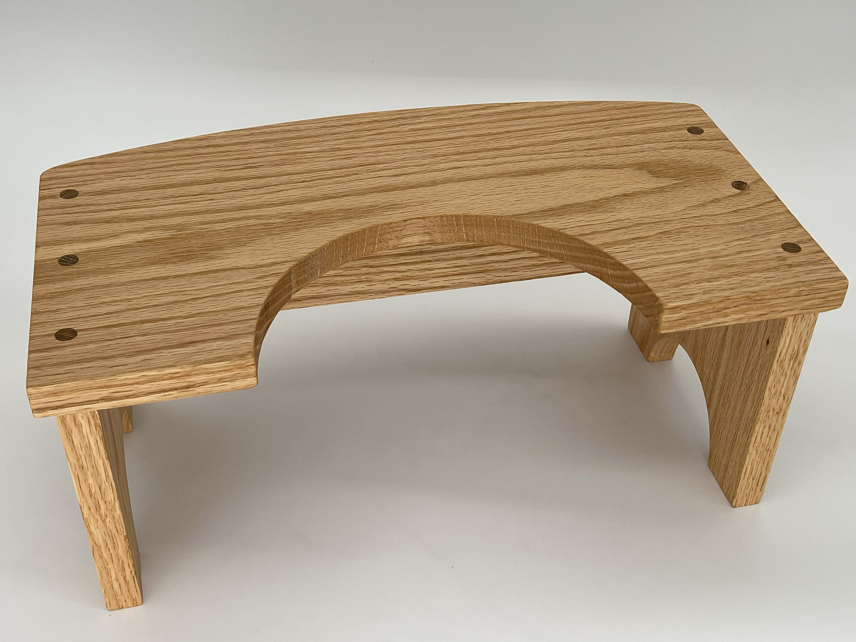 Handmade Oak Wood Toilet Stool - Etsy
