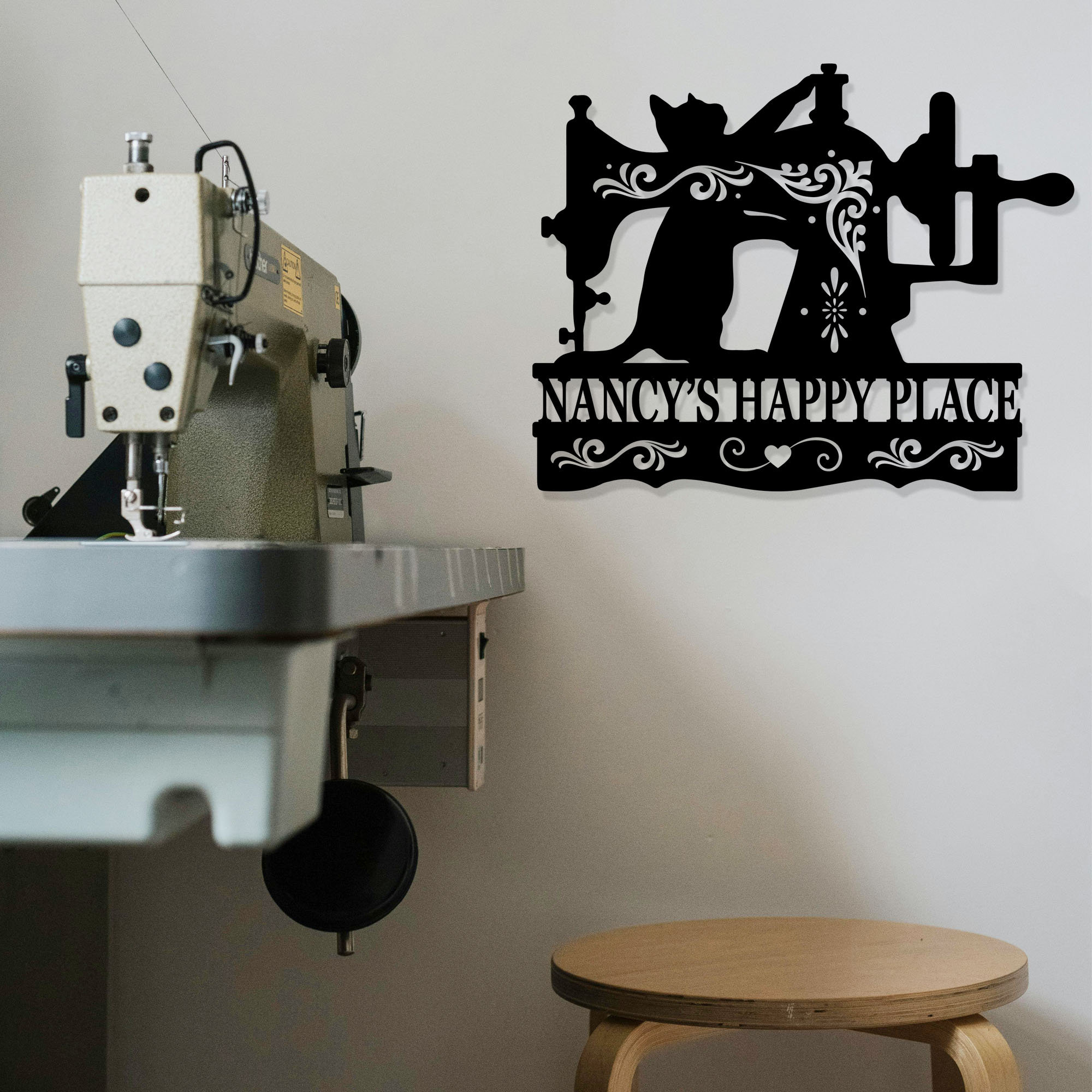 Custom Quilting Sign, Sewing Machine Sign Personalized , Sewing Room ...