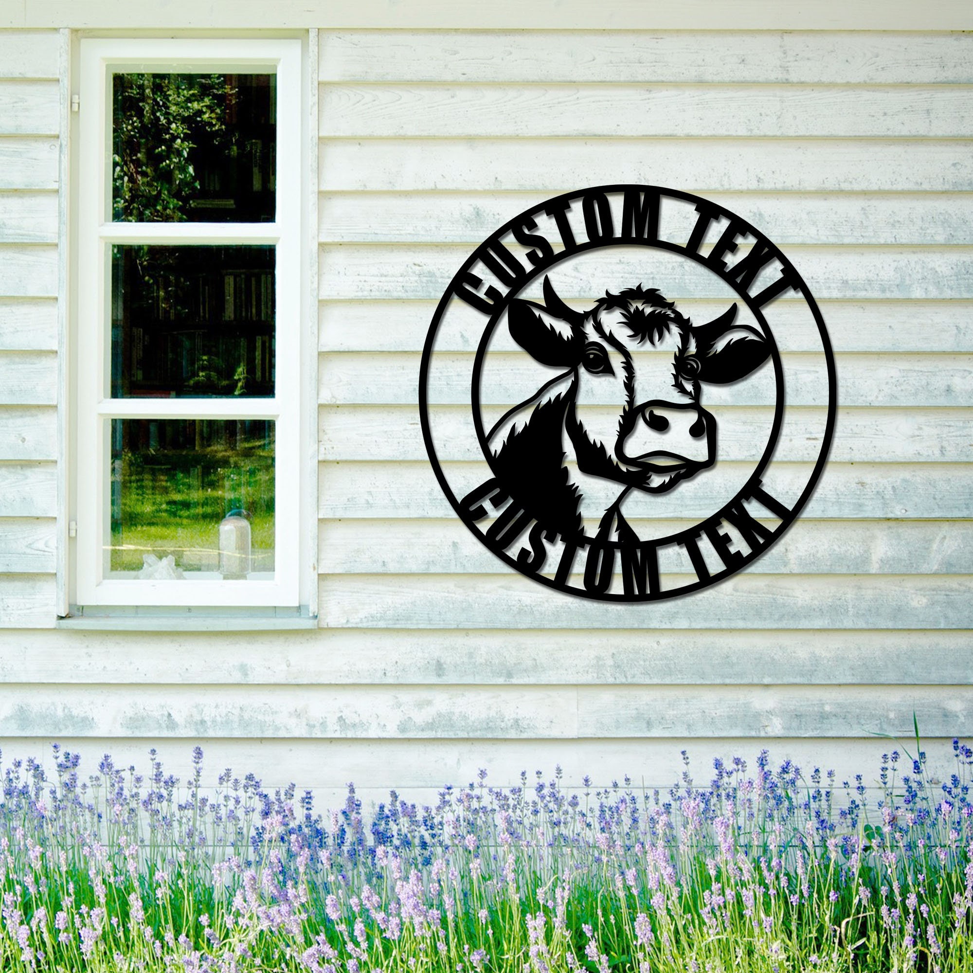 Custom Cow Farm Wall Art, Cow Metal Sign, Cow Farm Sign, Cow Farm Decor ...